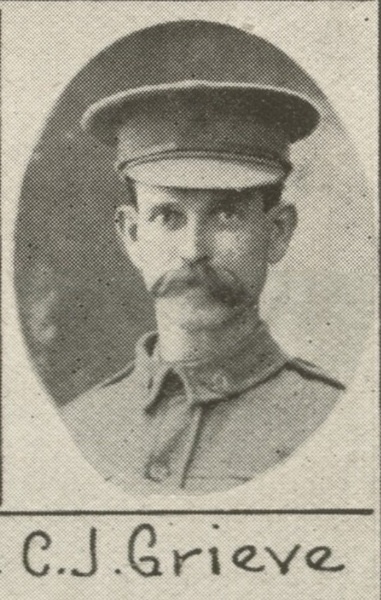 Virtual War Memorial | Charles James GRIEVE